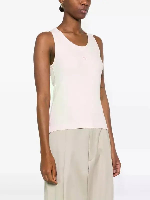 Maison Kitsuné Baby Fox-patch Tank Top - Pink