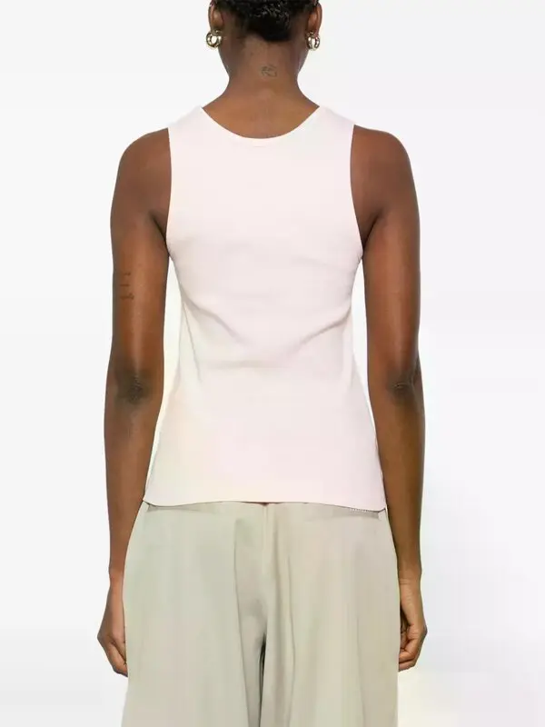 Maison Kitsuné Baby Fox-patch Tank Top - Pink
