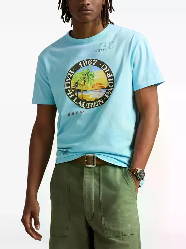 Polo Ralph Lauren Logo-print T-shirt - Blue
