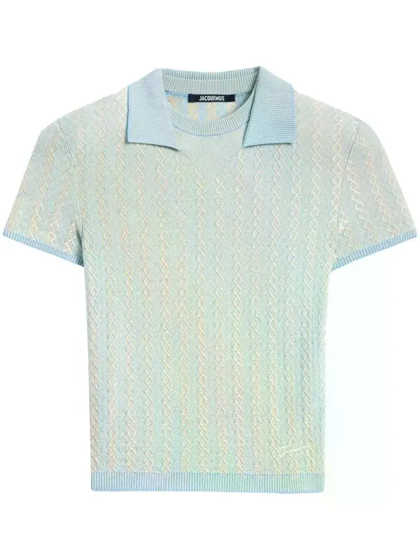 Jacquemus Embroidered Polo Top