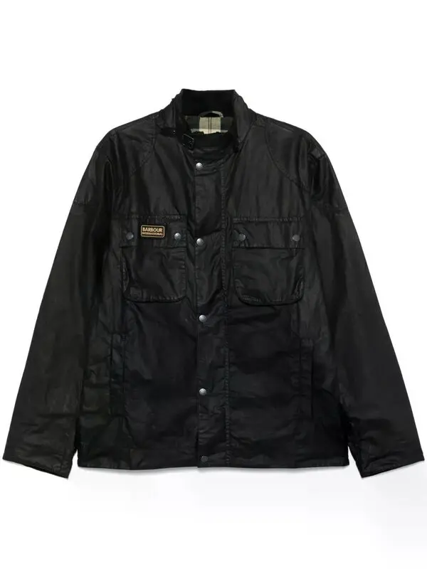 BARBOUR INTERNATIONAL Barbour Merton Wax Jacket - Black