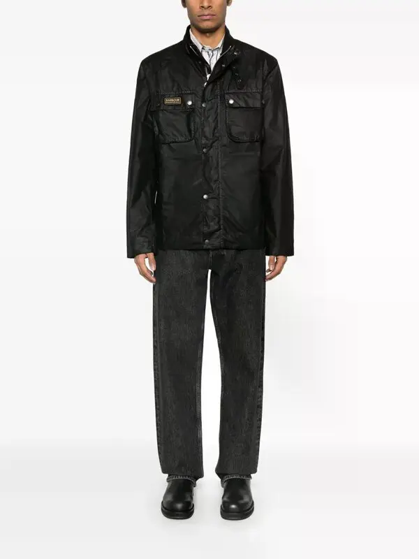 BARBOUR INTERNATIONAL Barbour Merton Wax Jacket - Black