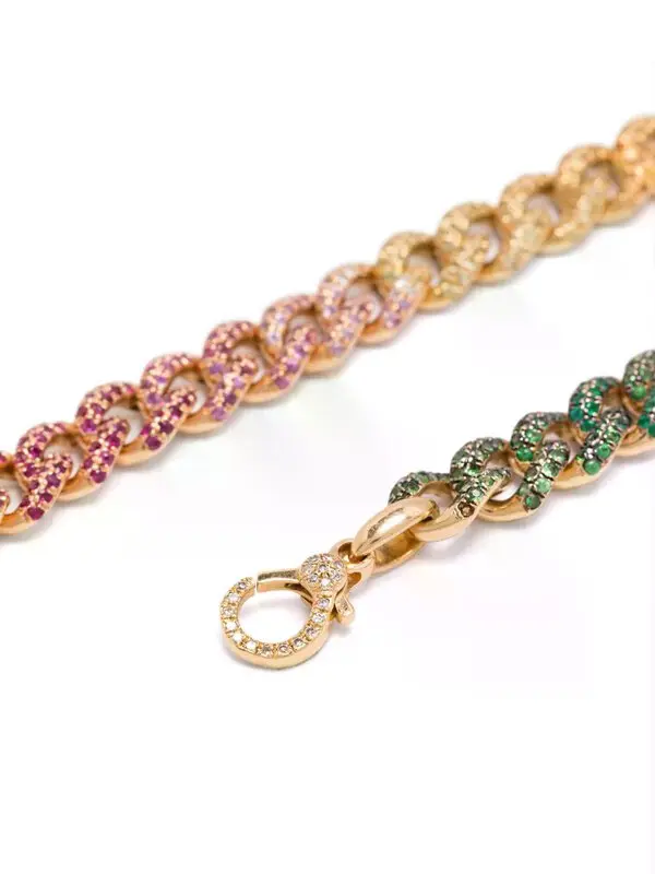 Shay 18k Yellow Rainbow Pavé Choker