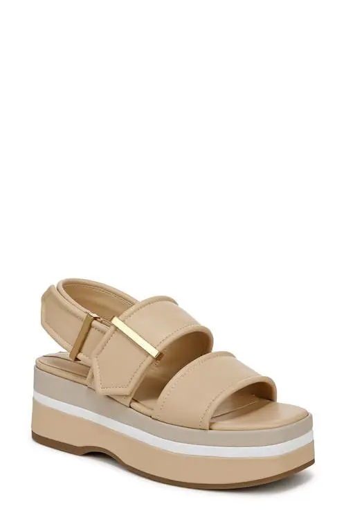 Franco Sarto Piper Slingback Platform Sandal - Beige