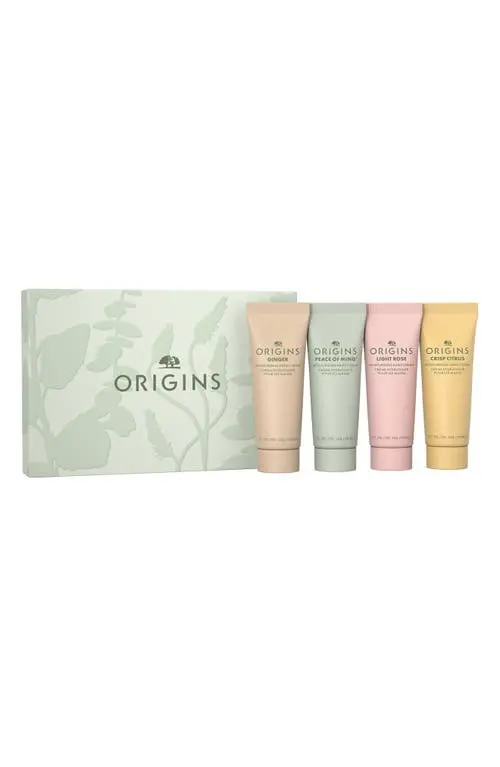 ORIGINS Mini Hand Cream Essentials 4-piece Set $34 Value - No Color