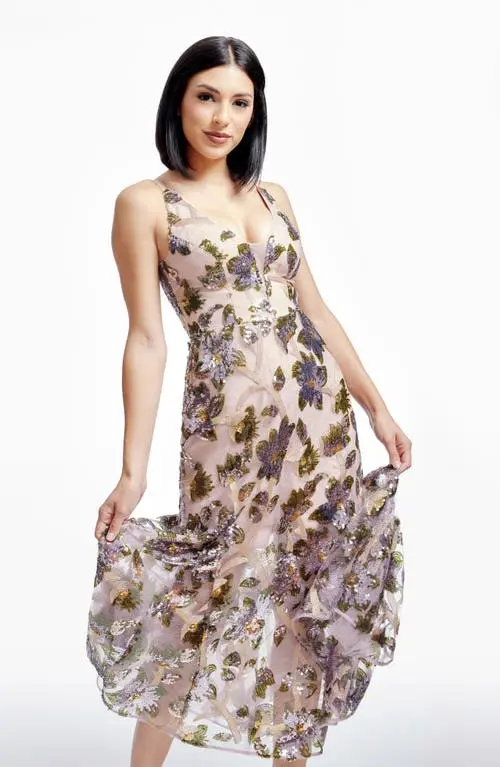 Dress The Population Sierra Sequin Embellished Evening Dress