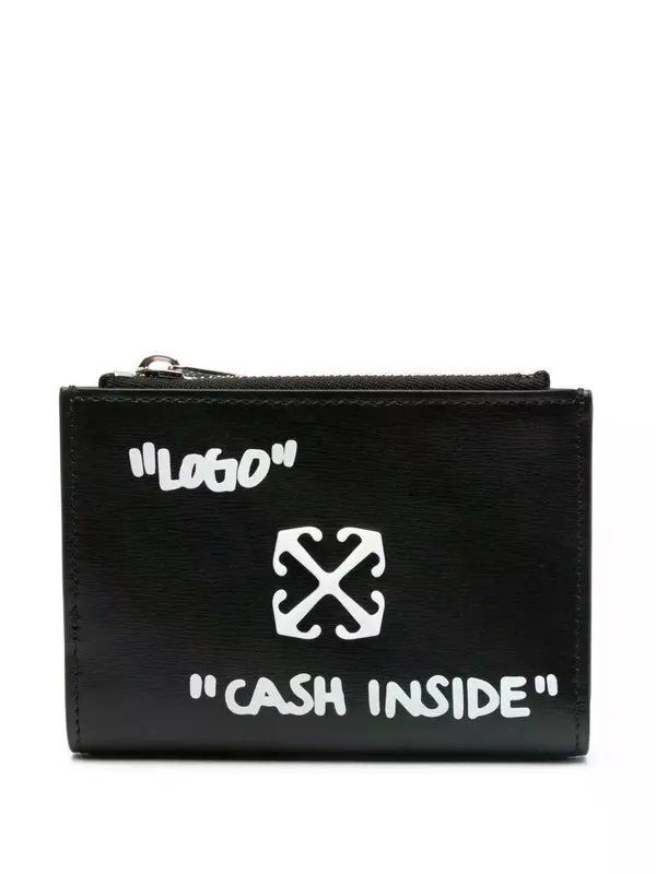 Off-White Jitney Bi-fold Wallet - Black