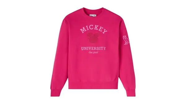 OVO X Disney Valentine's Collegiate Crewneck Sweatshirt