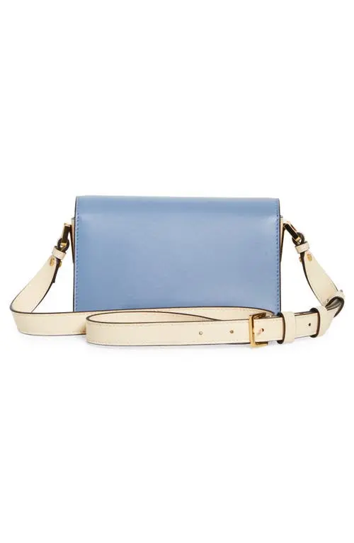 Marni Trunkaroo Leather Shoulder Bag - Opal/cinnamon/shell