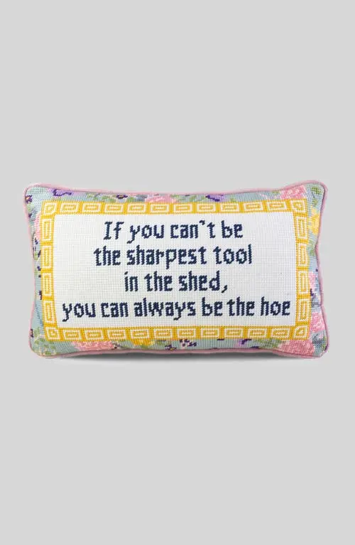 FURBISH Needlepoint Pillow - Sharpest Tool