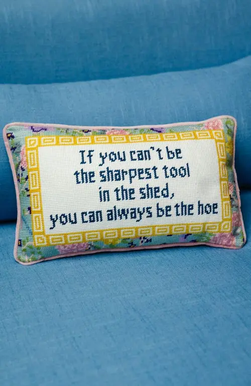 FURBISH Needlepoint Pillow