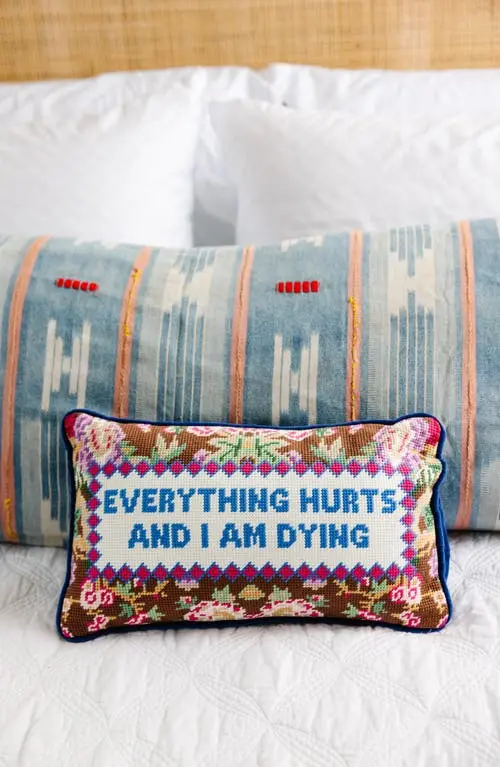 FURBISH Needlepoint Pillow