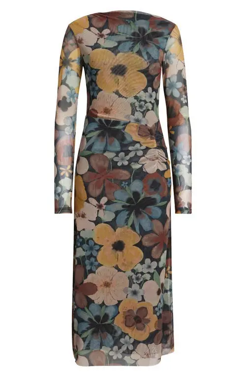 CLEOBELLA Katya Long Sleeve Midi Dress