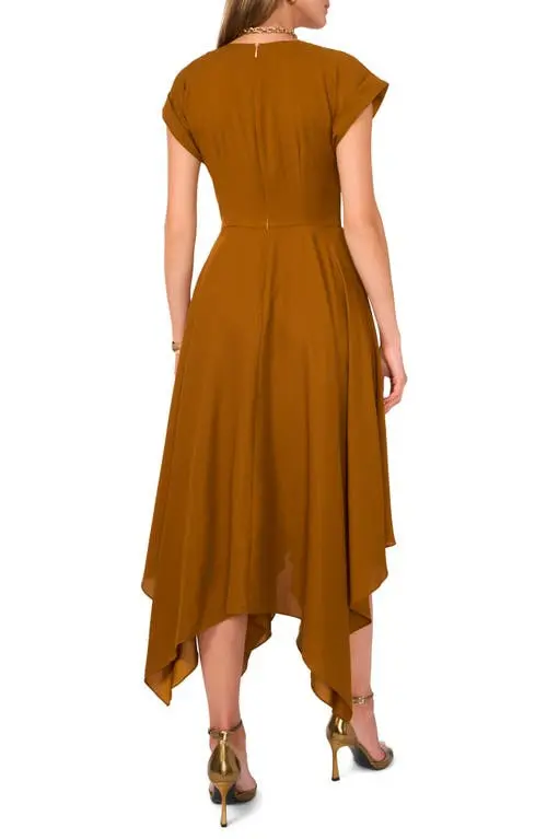 1.State Front Bow Handkerchief Hem Dress