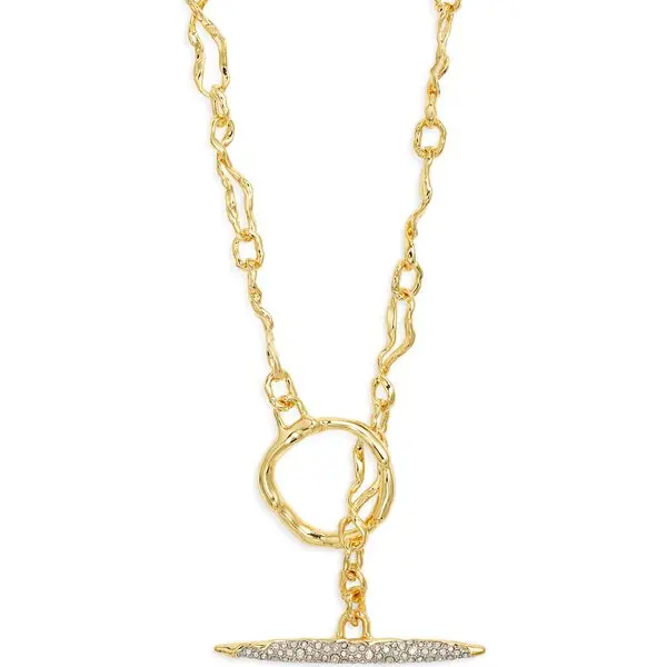 Alexis Bittar Solanales Crystal Toggle Pendant Necklace - Crystals
