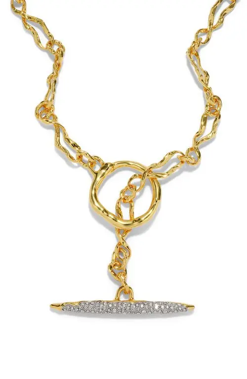 Alexis Bittar Solanales Crystal Toggle Pendant Necklace - Crystals