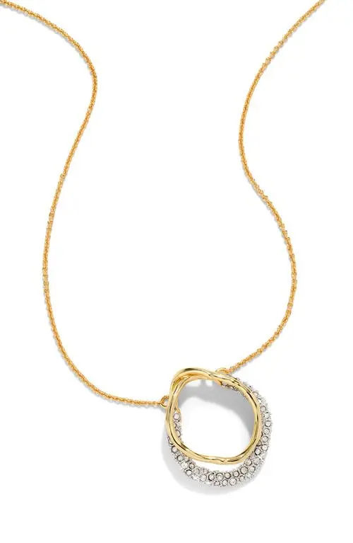 Alexis Bittar Solanes Crystal Orbit Pendant Necklace