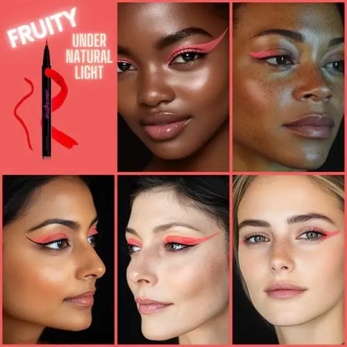 ASHUNTA SHERIFF BEAUTY Uv Vegan Glow Gel Liner Pen - Fruity