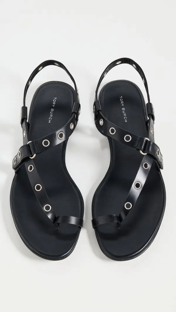 Tory Burch Eyelet Toe Ring Sandals