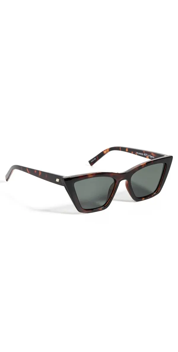 Le Specs Velodrome Sunglasses - Dark Tort Khaki Mono Polarized