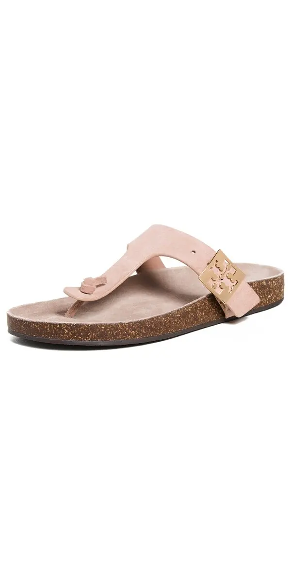 Tory Burch Mellow Thong Sandals Malva/Avola 40% Off Editorialist