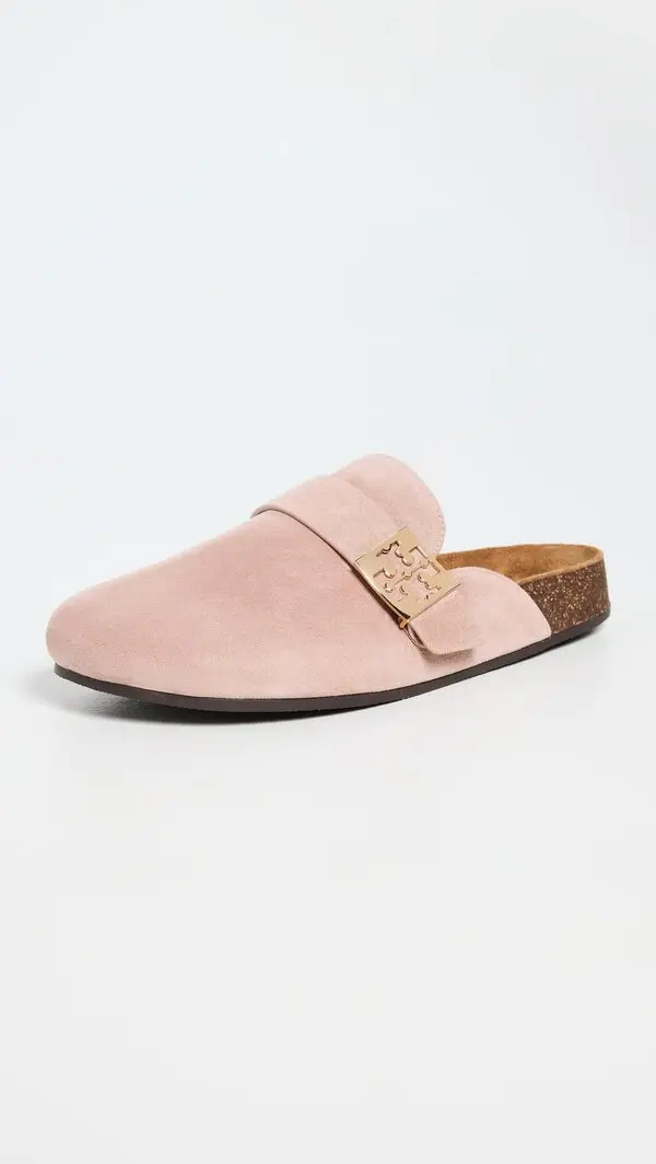 Tory Burch Mellow Mules - Malva/gold