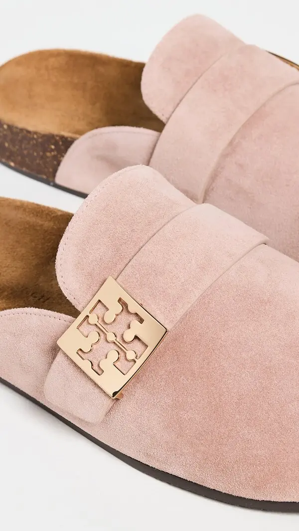 Tory Burch Mellow Mules - Malva/gold