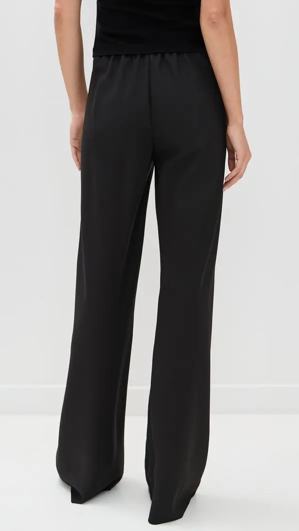 Staud Stroll Wide Leg Pants - Black