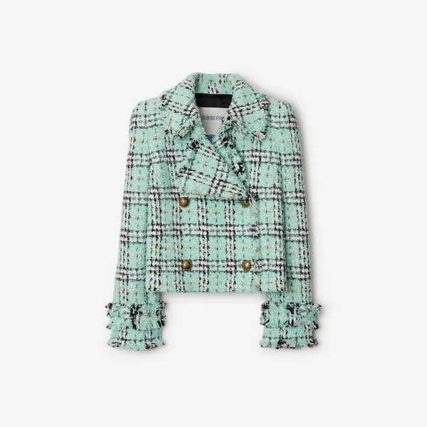 Burberry Check Bouclé Jacket