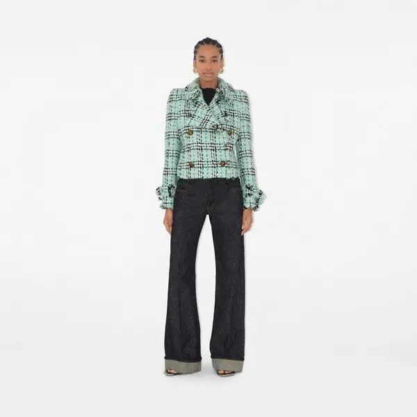 Burberry Check Bouclé Jacket