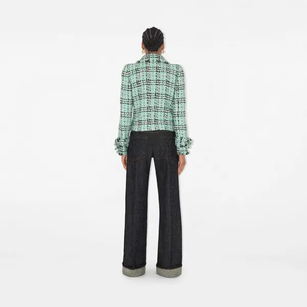Burberry Check Bouclé Jacket