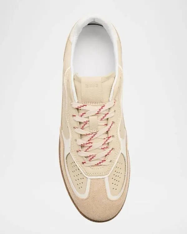 ALOHAS Leather Low-top Sneakers - Cream