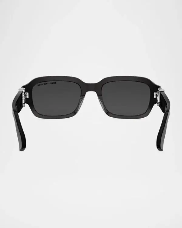Dior Oblique Rectangle Sunglasses - Grey