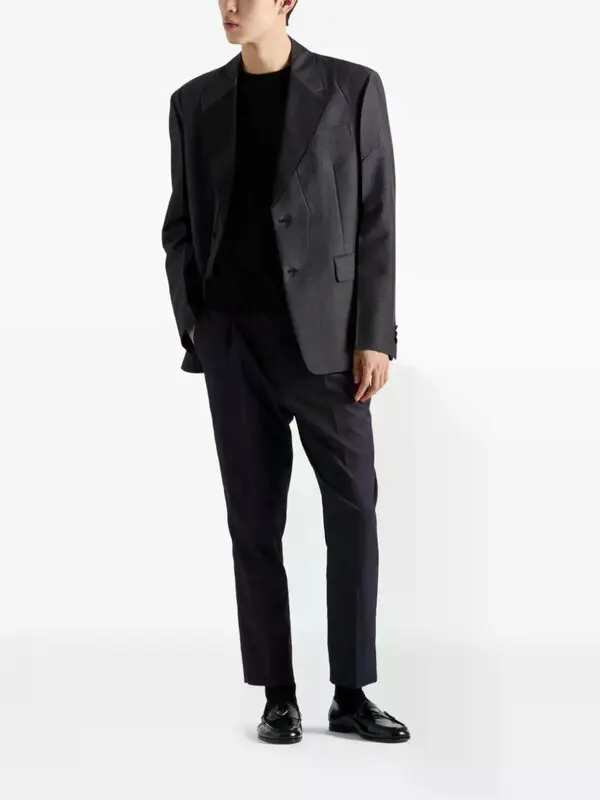 Prada Cotton Trousers - Blue