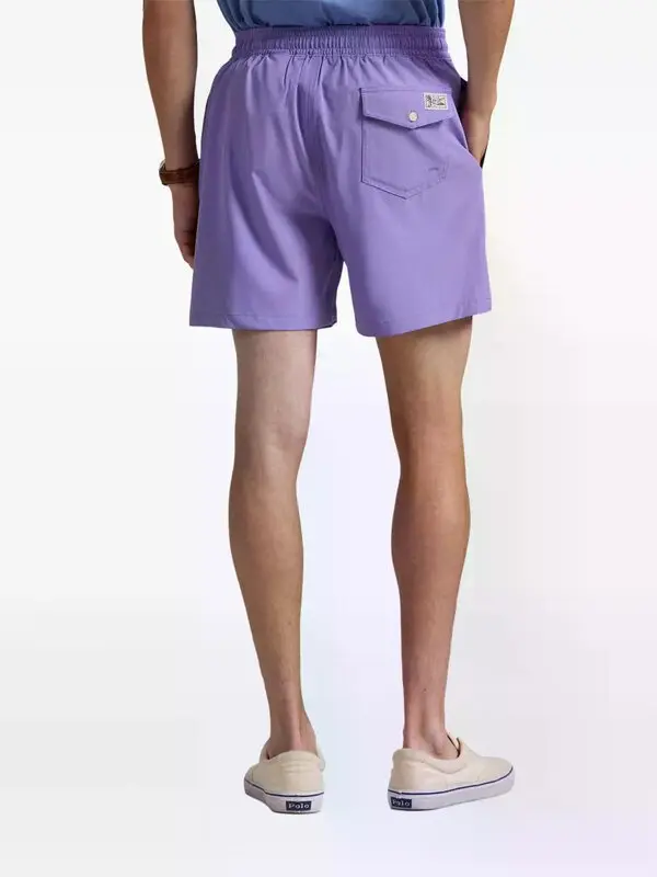 Polo Ralph Lauren Polo Pony Motif Swim Shorts - Purple