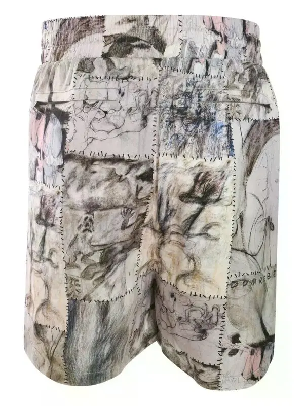 DOMREBEL Montage Printed Shorts