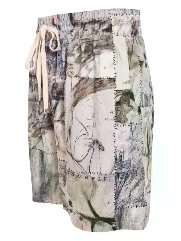 DOMREBEL Montage Printed Shorts