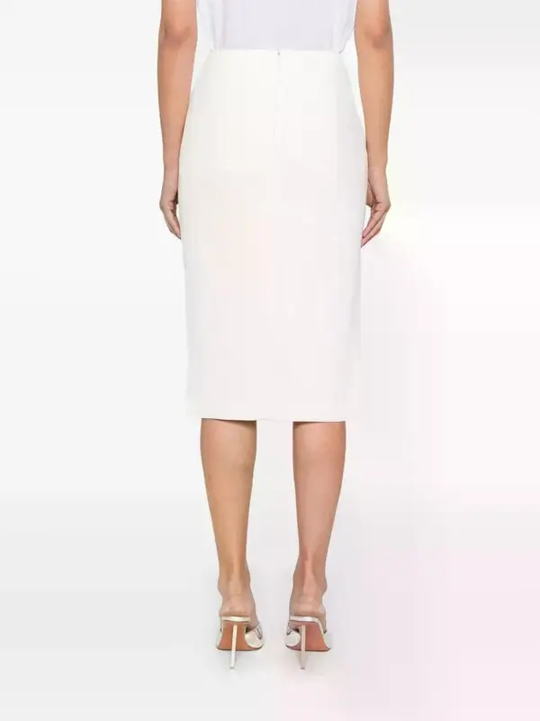 Elisabetta Franchi Crepe Midi Skirt