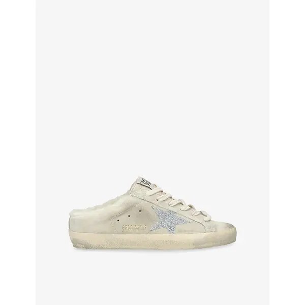 GOLDEN GOOSE Super-star Sabot Suede Low-top Trainers - White/comb