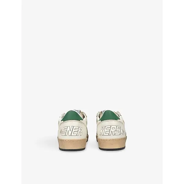 GOLDEN GOOSE Ball Star 10788 Leather Low-top Trainers - White/comb