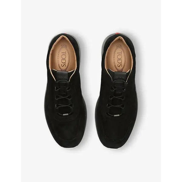 TOD'S Nuova Allacciato Sportivo 79k Suede Low-top Trainers - Black