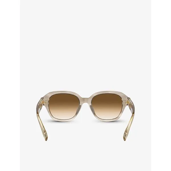 Brunello Cucinelli Bc4004s Pillow-frame Sunglasses - Cream