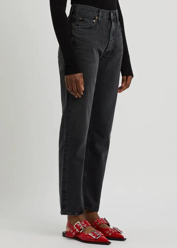 AGOLDE 90s Pinch Straight-leg Jeans - Black