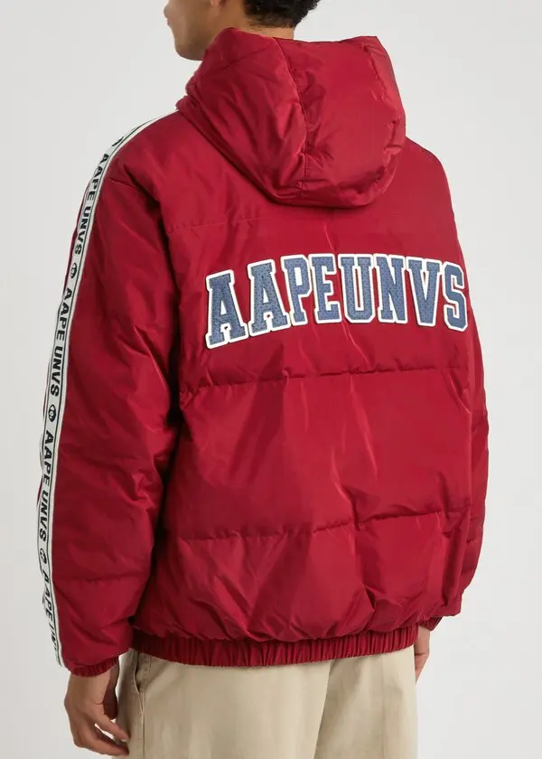 AAPE BY *A BATHING APE® Hooded Quilted Shell Jacket