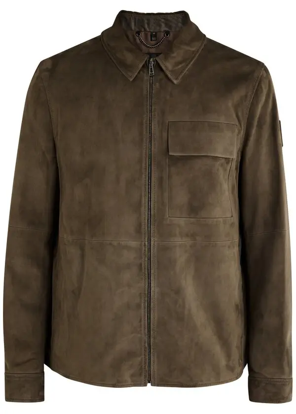 Belstaff Frame Suede Overshirt