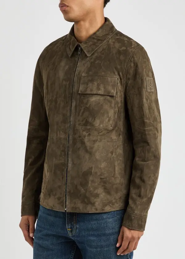 Belstaff Frame Suede Overshirt