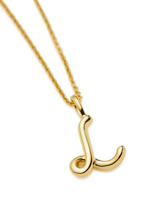 MISSOMA Initial L Mini Necklace - Gold