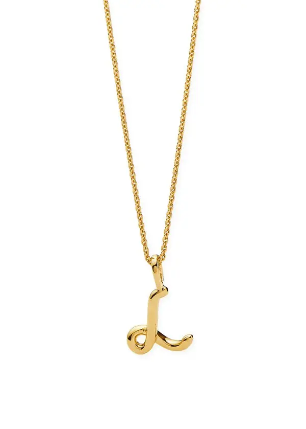 MISSOMA Initial L Mini Necklace - Gold