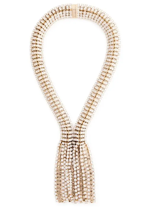 Rabanne Fringed Crystal Necklace