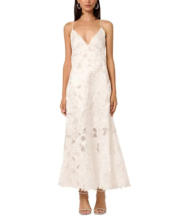 Liv Foster Reese Embroidered Dress In Ivory - 47% Off | Editorialist